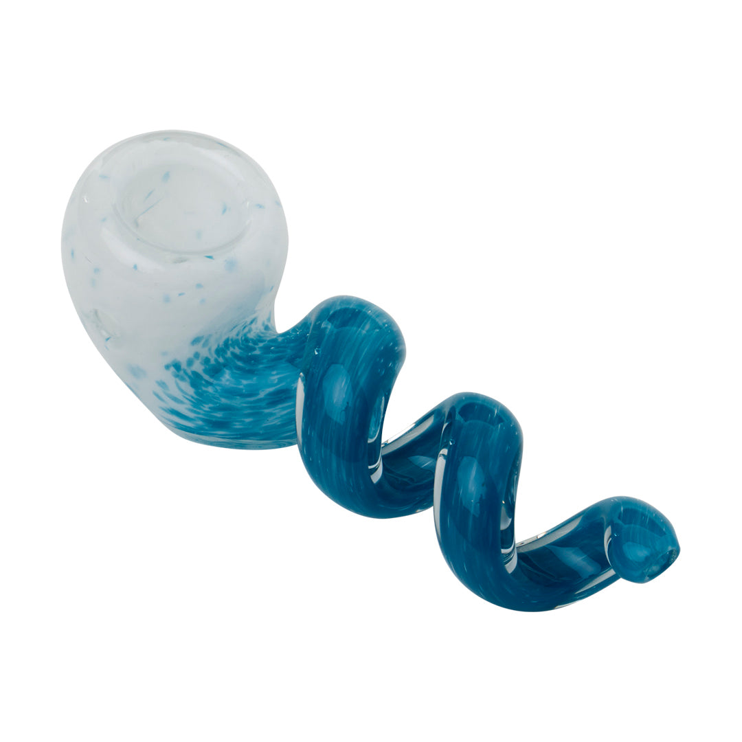 Fritted Corkscrew Hand Pipe - Human Grade – The Re Up Store